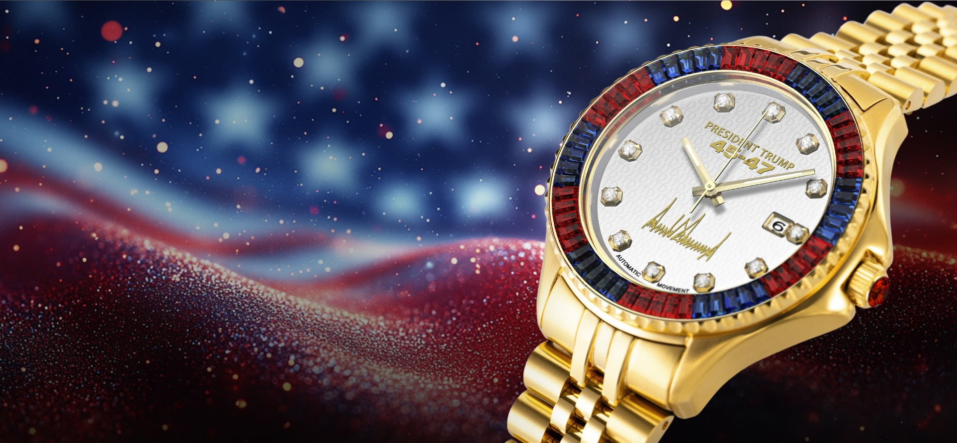 Victory Jewel in White – Trump Watches