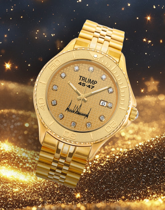 Gold President 18K Plated – Trump Watches