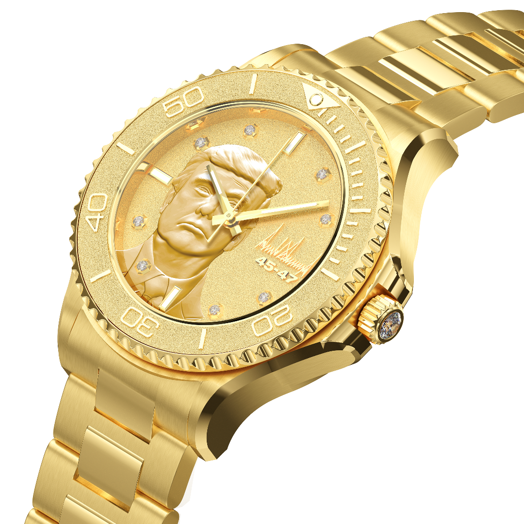 Victory Winner 18K Gold Plated – Trump Watches