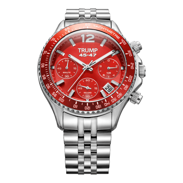Fight Fight Fight Chronograph Red | Trump Watches