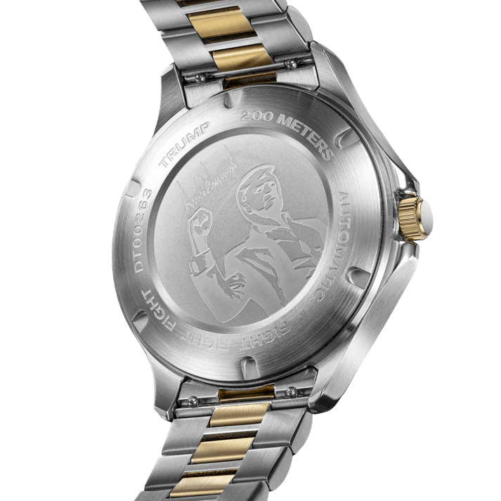 Fight Fight Fight Silver Gold | Trump Watches