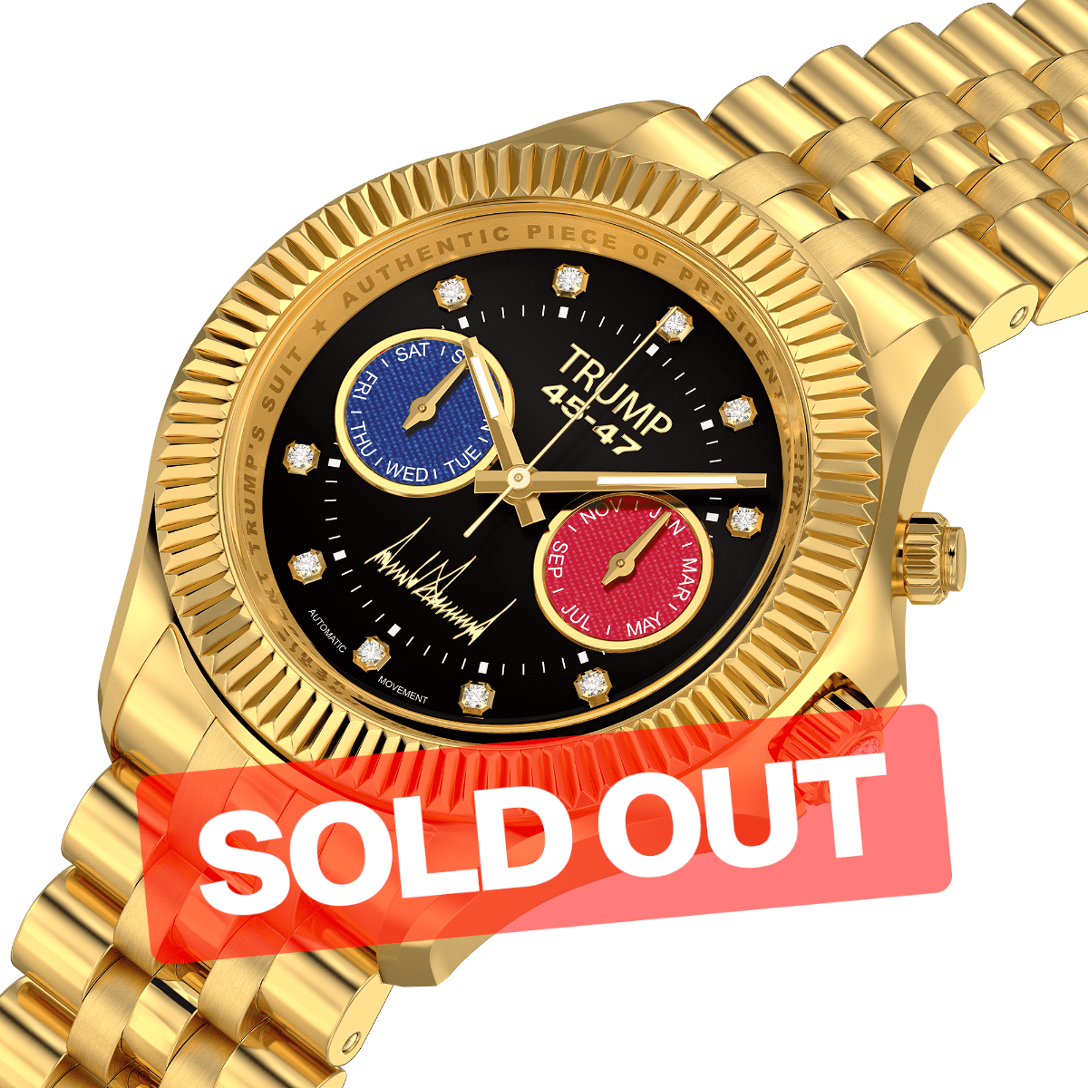 Mugshot Suit and Tie Collectible Watch | Trump Watches