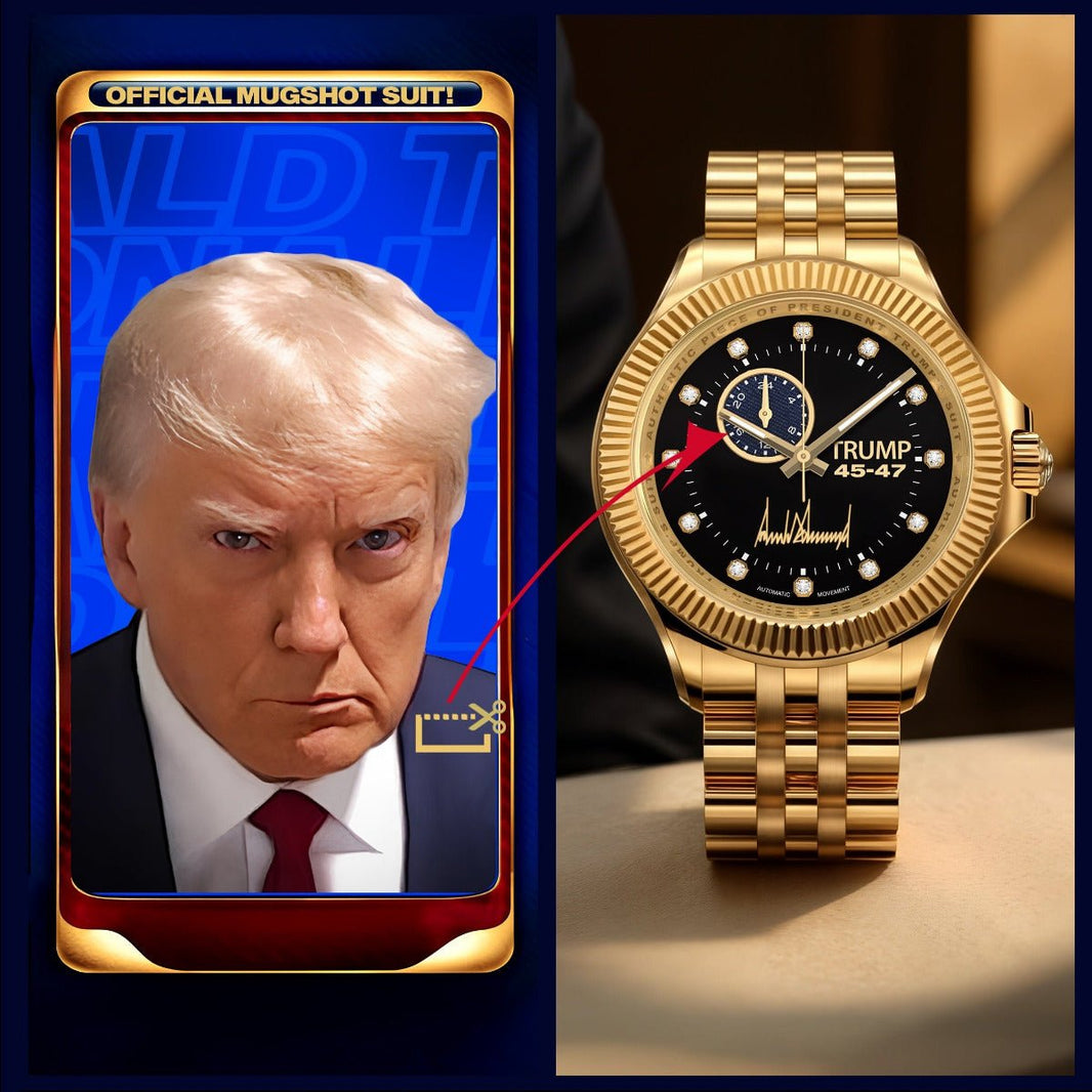 Shop Mugshot Suit Collectible at Trump Watches | Trump Watches