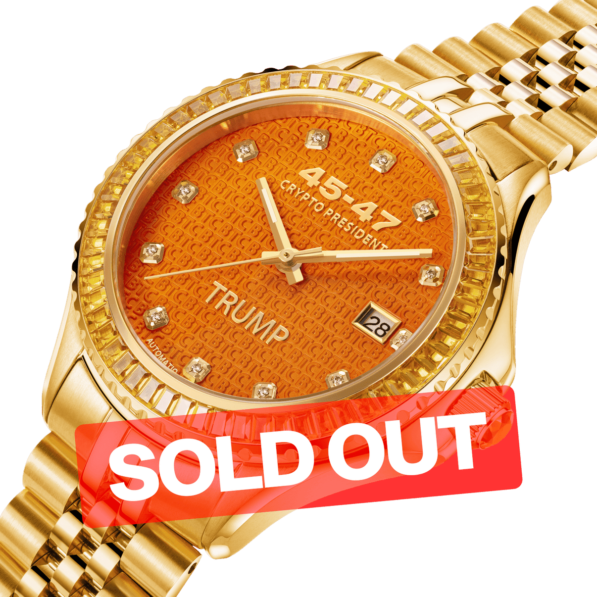 Trump Crypto President Jewel 47 | Trump Watches
